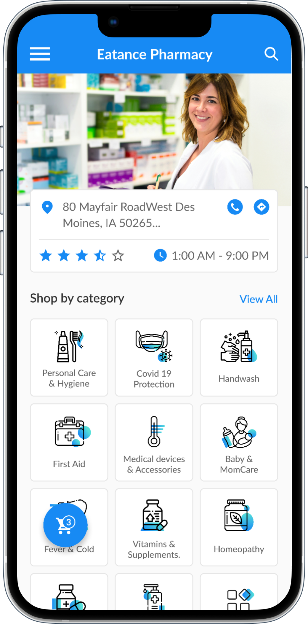 Online Pharmacy App | Medicine delivery App by evince_dev | CodeCanyon